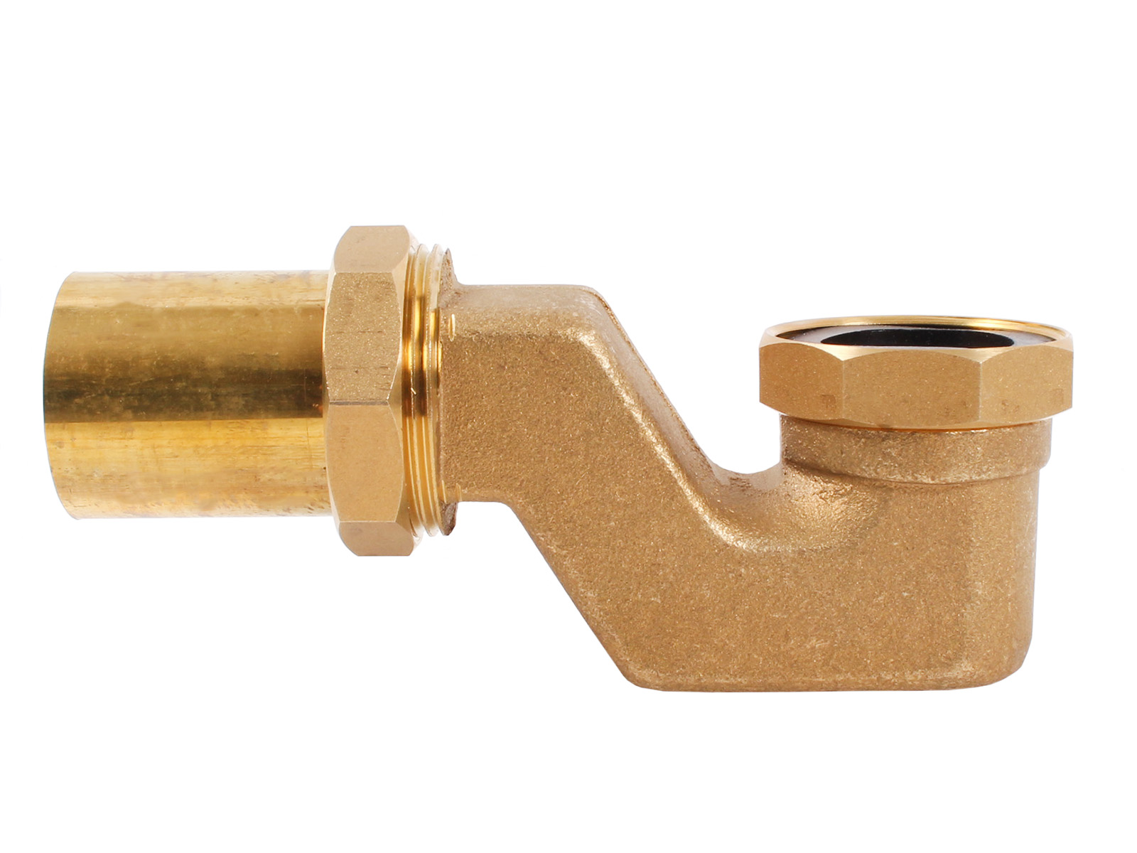 Отвод латунный 1-1/2 литой для ванны фото, цена, описание ...